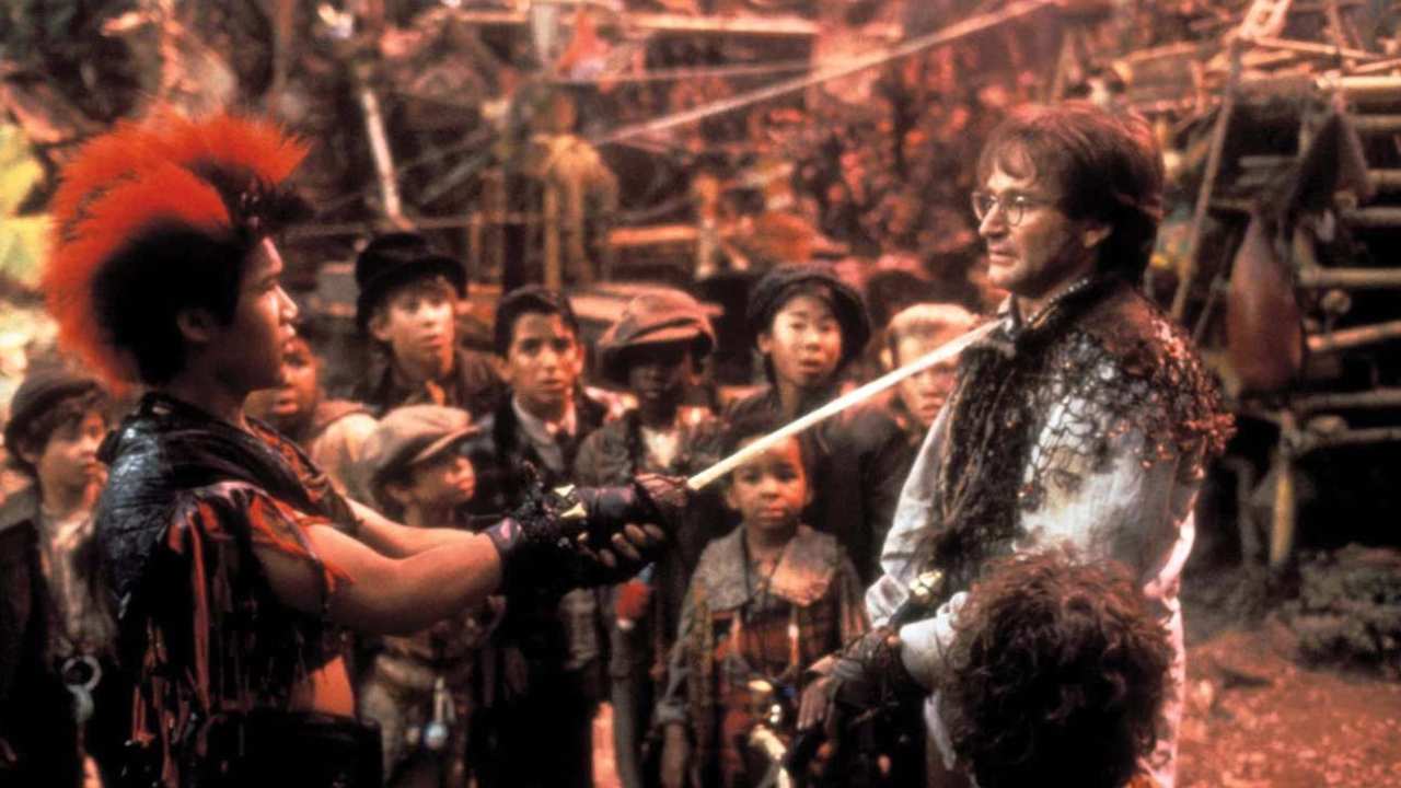 Robin Williams Peter Pan And Rufio